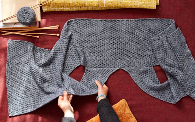 Turnstile Wrap: Sewing the Seams – Modern Daily Knitting