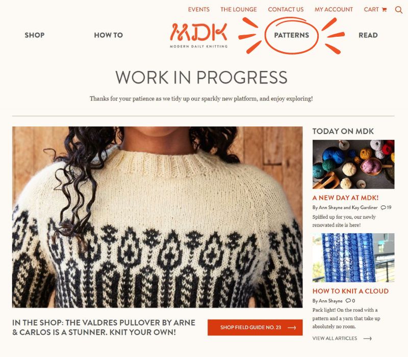 How to MDK – Modern Daily Knitting