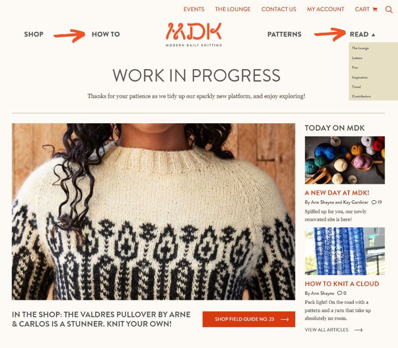 How to MDK – Modern Daily Knitting
