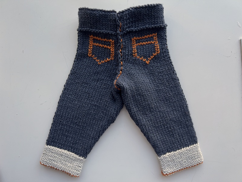 They’re Back! Baby’s Tiny Li’l Jeans – Modern Daily Knitting