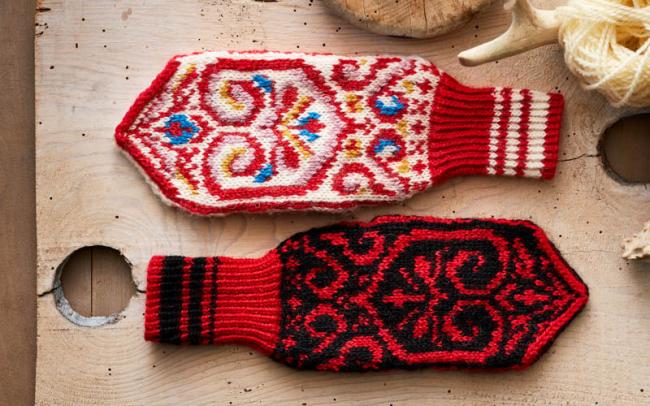 Rosy Mittens – Modern Daily Knitting