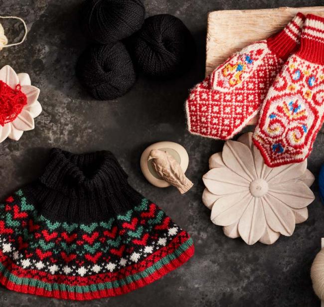 Rosy Mittens – Modern Daily Knitting
