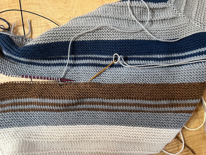 Cuatro Wrap: Those Long Grafted Seams – Modern Daily Knitting