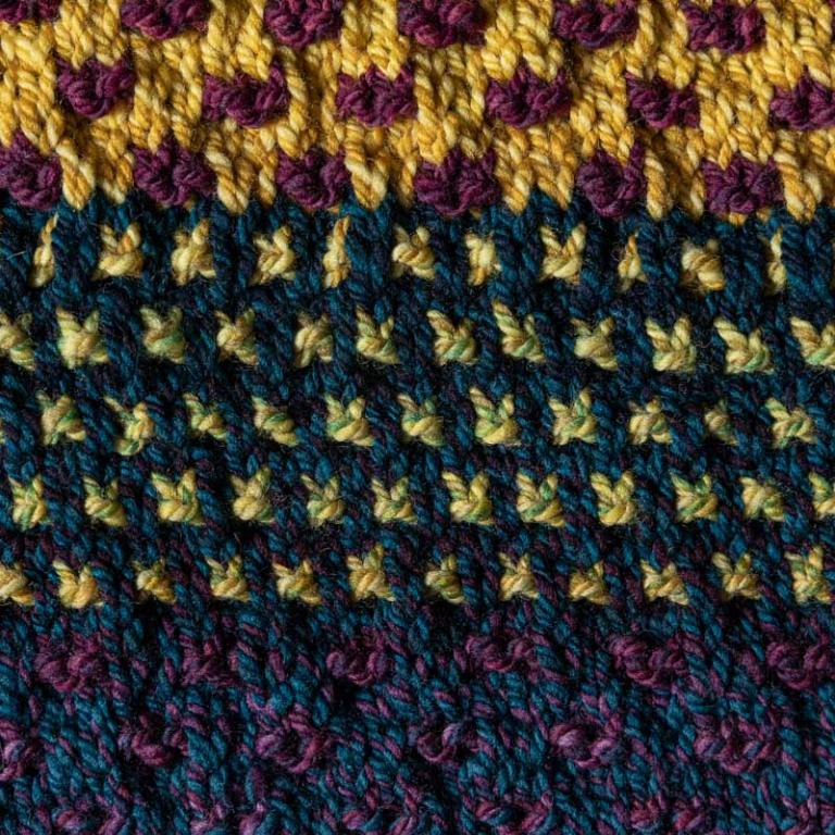 Nightshift Shawl, Dream State Yarn: Wow – Modern Daily Knitting