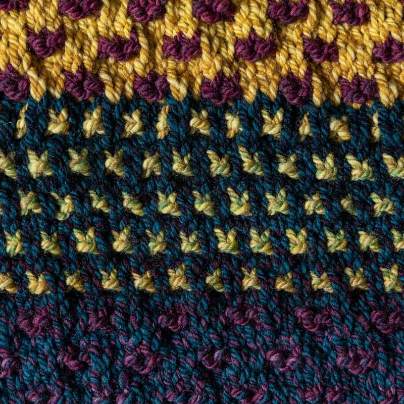 Nightshift Shawl, Dream State Yarn: Wow – Modern Daily Knitting