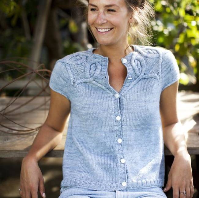 Calligraphy Cardigan – Modern Daily Knitting