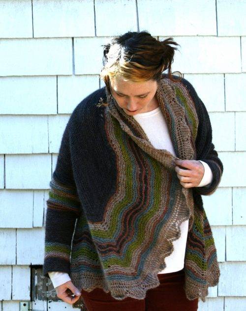 What’s Hap-pening: How to Turn a Hap Shawl into a Cardigan – Modern ...