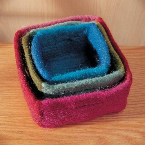 Felted Boxes – Modern Daily Knitting