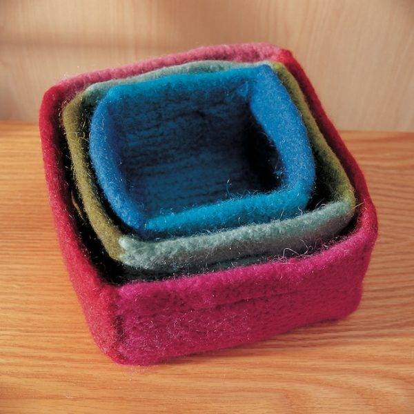 Felted Boxes – Modern Daily Knitting