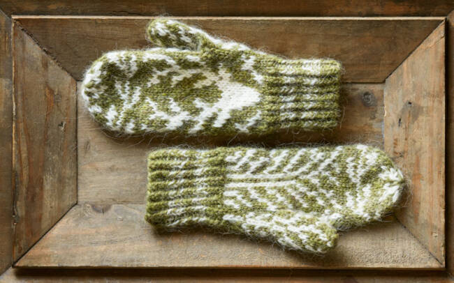 Reindeer Moss Mittens: Needle Tips – Modern Daily Knitting